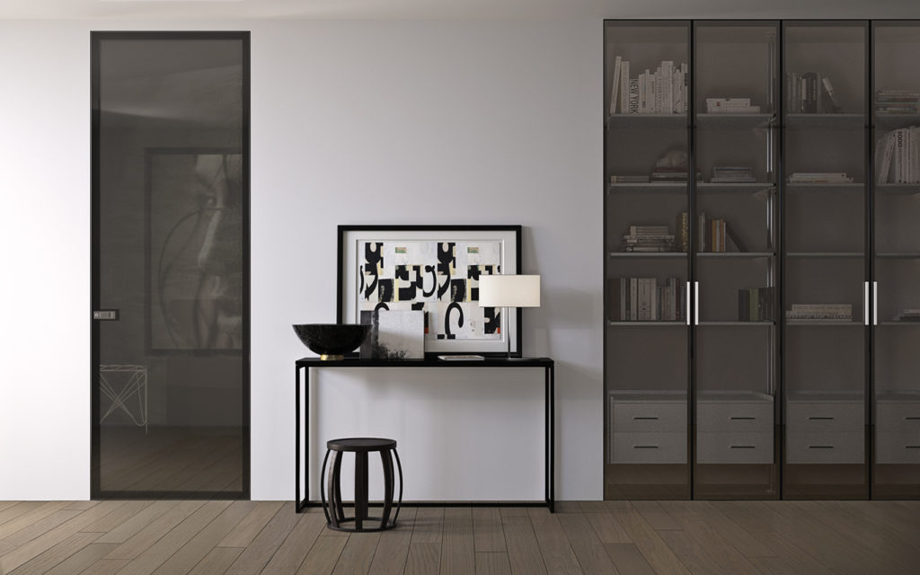 Porte filomuro senza maniglia: come progettarle | Garofoli